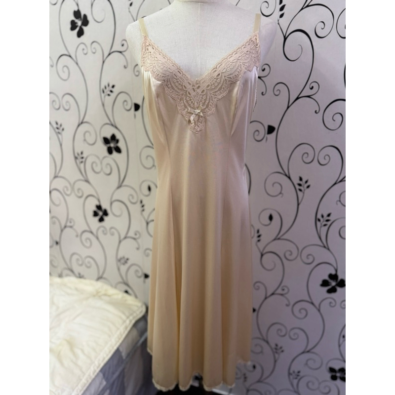 L848 olga long dress lingerie nightwear | Shopee Malaysia