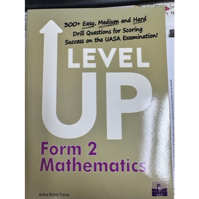 LEVEL UP FORM 2 MATHEMATICS | Shopee Malaysia