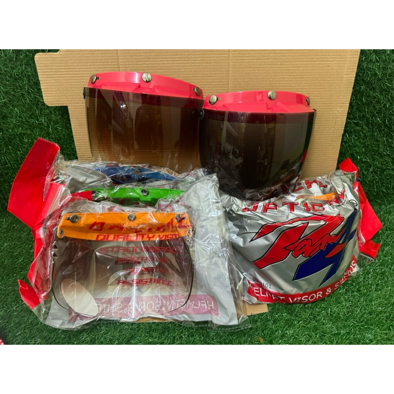 RAM4 MS88 MHR 3button new Helmet Visor Topi motorcycle visor colour cap ...