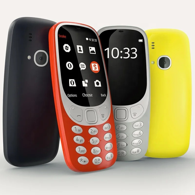 3310 2G Feature Phone Dual Sim 2.4 Inch Colour Screen BT 1500MAh 64MB ...