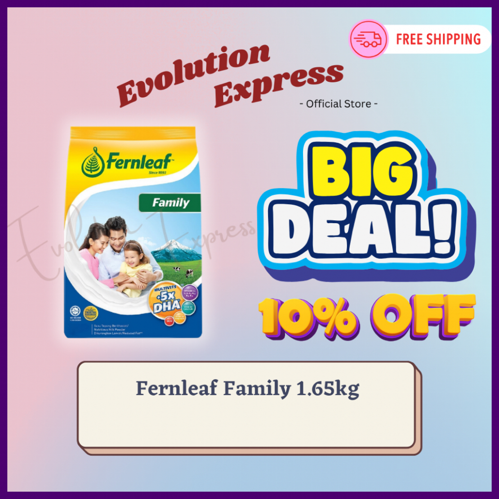 Fernleaf Family Milk Powder Plain (1.65kg) | Shopee Malaysia