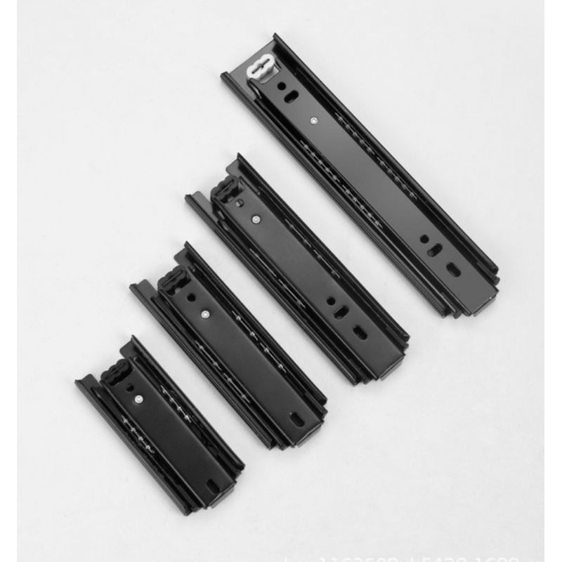 Mini Slideway 5" 6" Ultra Short Small Drawer Slides Folding Triple Ball ...