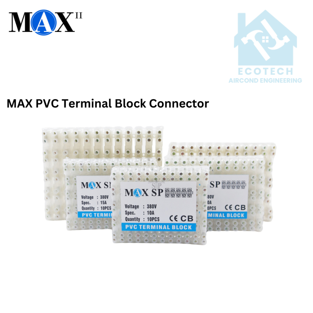 MAX PVC Terminal Block Connector 20A | Shopee Malaysia