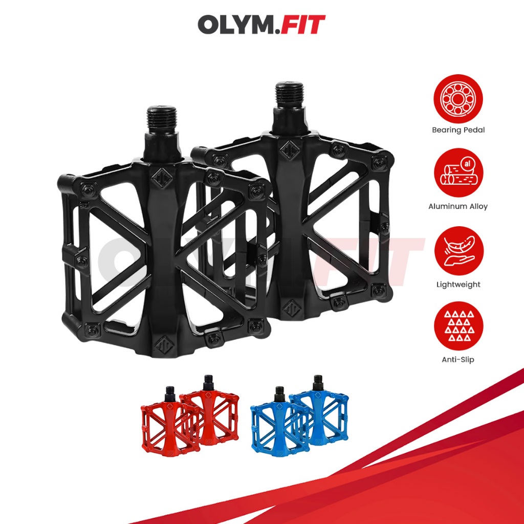 Bicycle Bike Basikal Pedal Mountain Aluminum Alloy Footrest Cycling ...