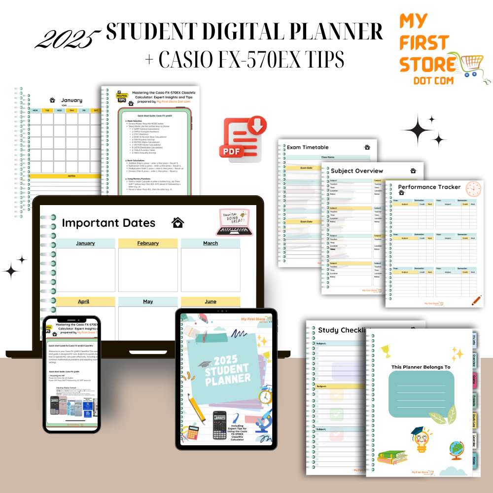 2025 Digital Student Planner + Casio FX-570EX Tips | Perancang Digital ...