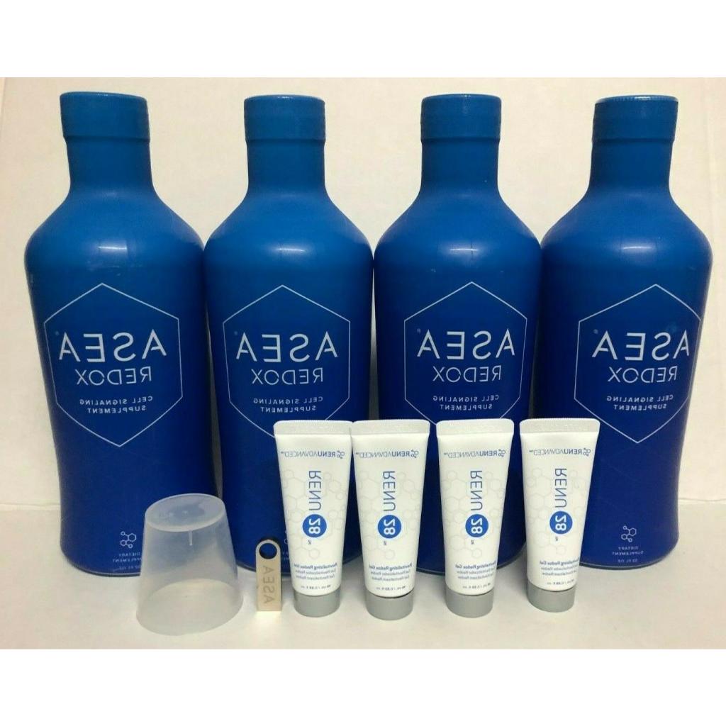 ASEA Redox Supplement Water (960ML/ 32oz) x 4Bottles FREE 4Tube sample ...