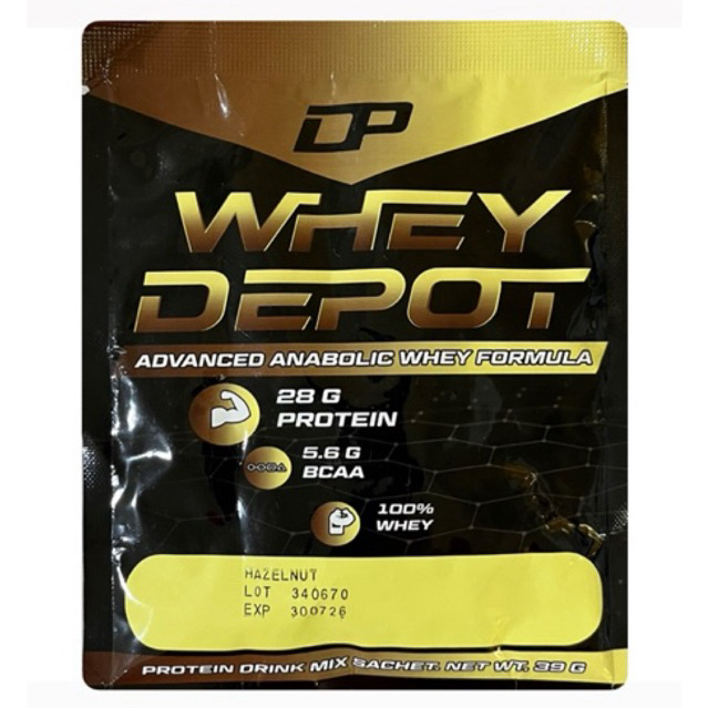 READY STOCK- DP WHEY DEPOT WHEY PROTEIN (sachet 39G) | Shopee Malaysia