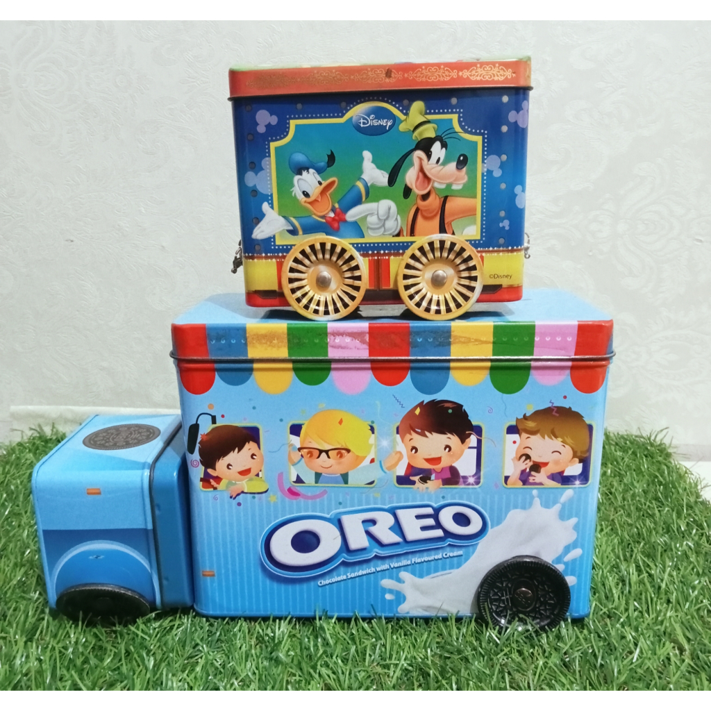 Oreo Biscuits World Disney Tin container | Shopee Malaysia