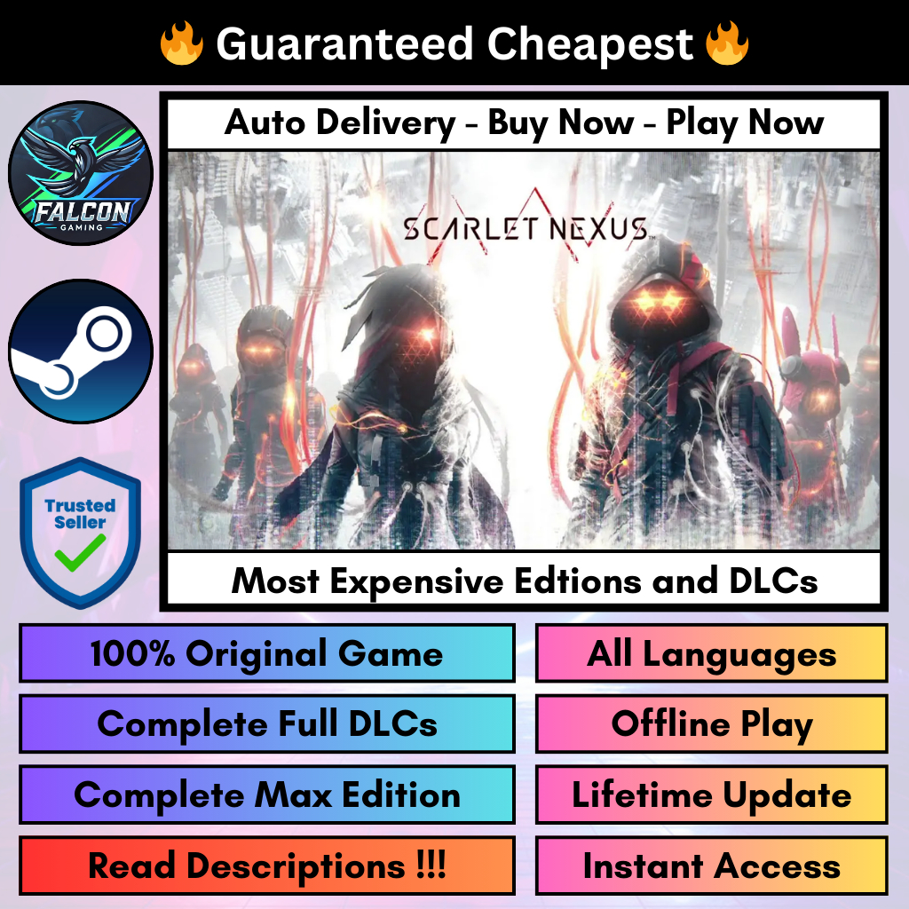 SCARLET NEXUS [Auto Delivery] [Full DLC] [Steam Offline] PC Game ...