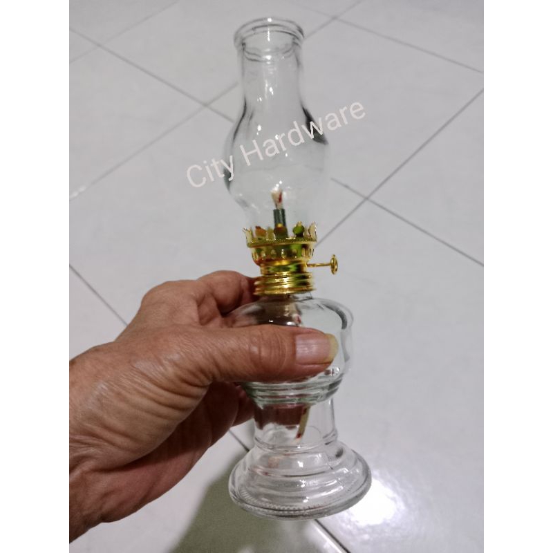 Vintage Kerosene Lamp Glass Lamp Oil Lamp Oil Lantern/ Lampu Minyak ...