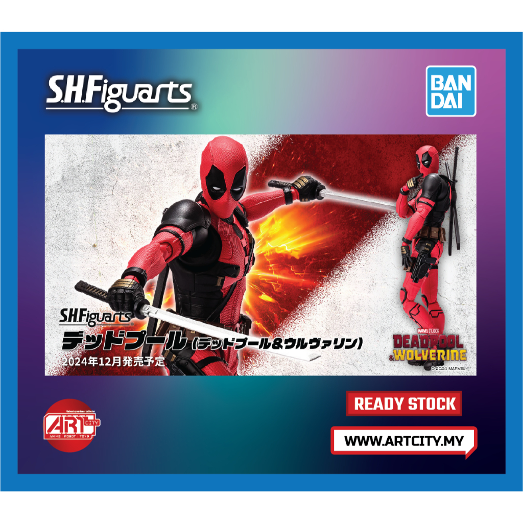 Bandai S.H.Figuarts - SHF Deadpool - Deadpool & Wolverine | Shopee Malaysia