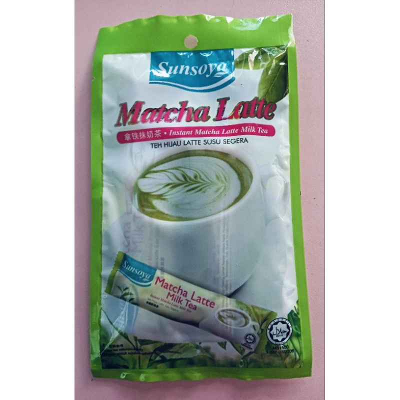 Sunsoya Instant Matcha Latte Milk Tea 54g (18g X 3 sticks) | Shopee ...