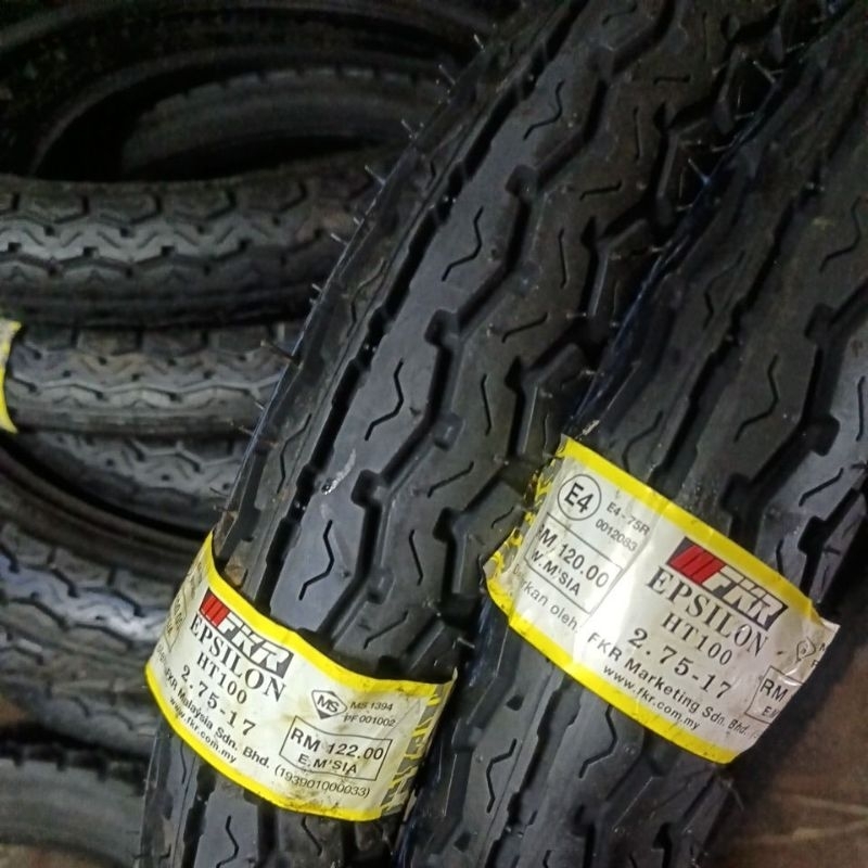 TAYAR TYRE TUBE TYPE HT100 TT100 275X17 250X17 EPSILON FKR TUBE TYPE ...