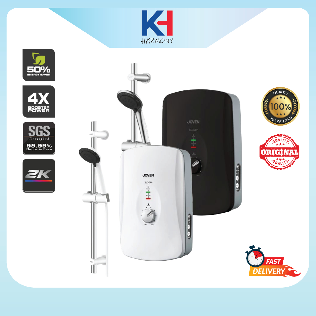 JOVEN SL30IP Instant Water Heater With DC ELBA Water Heater Shower ...