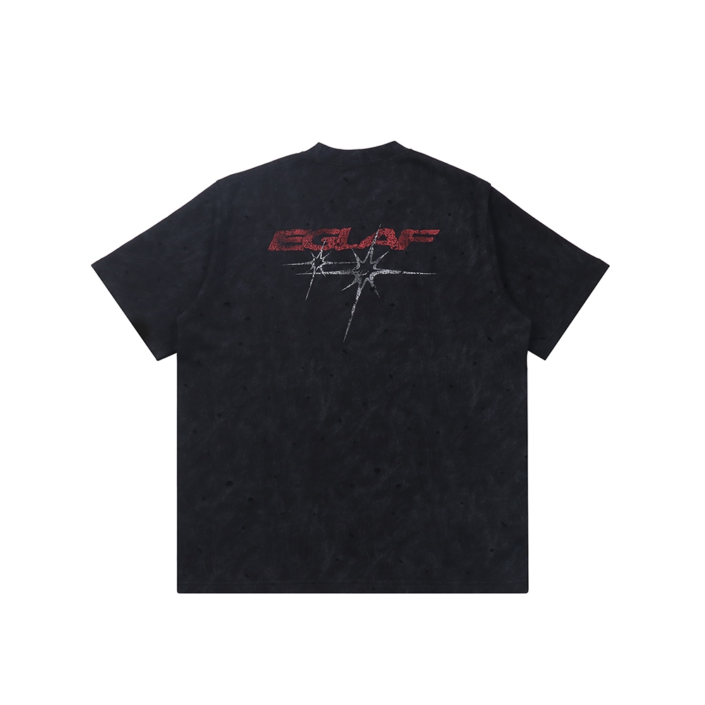 EGLAF Stars Print Tee (Black) | Shopee Malaysia