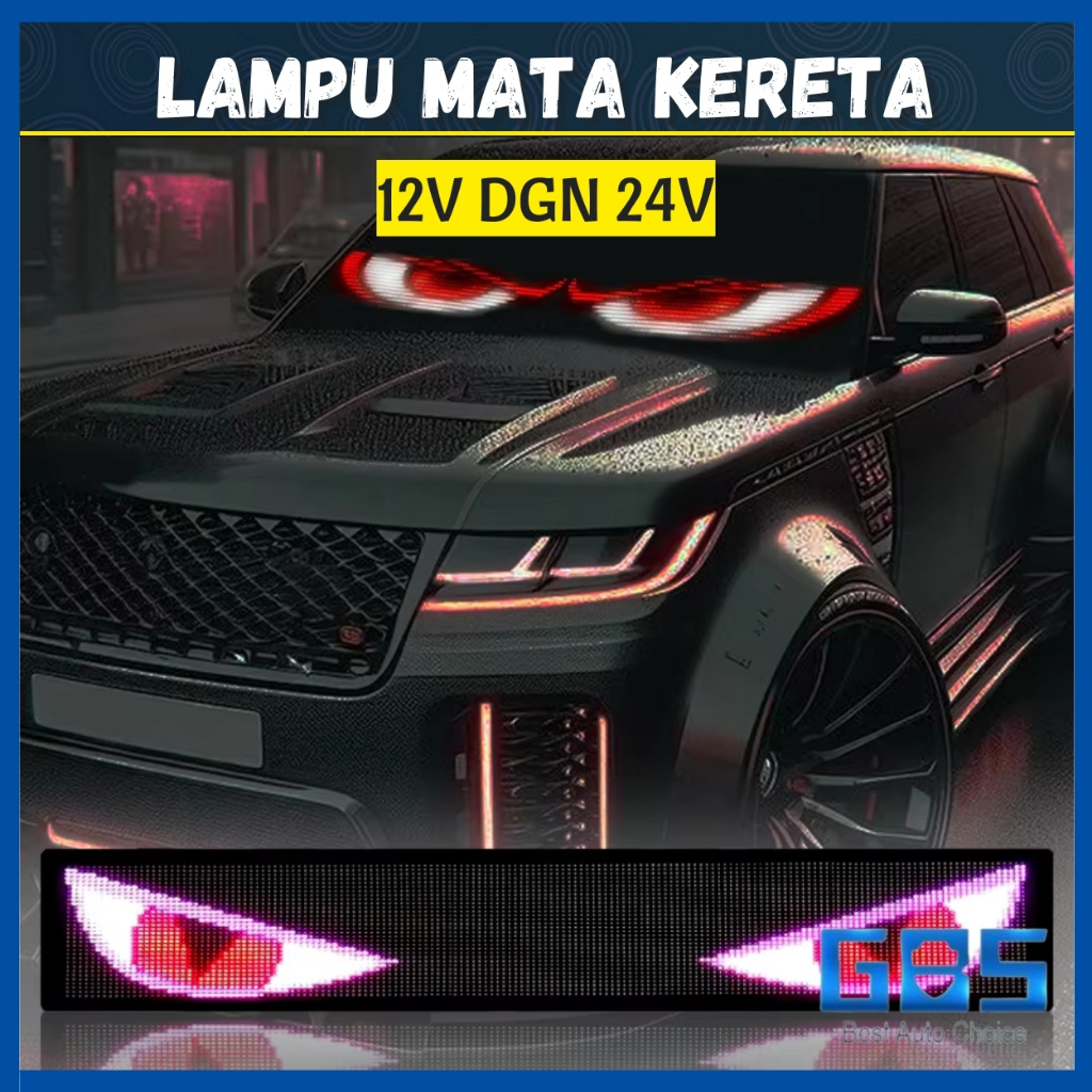 GBS CAR LED LAMPU MATA LED KERETA 12V 24V CAR TRUCK DEVIL'S EYE ...