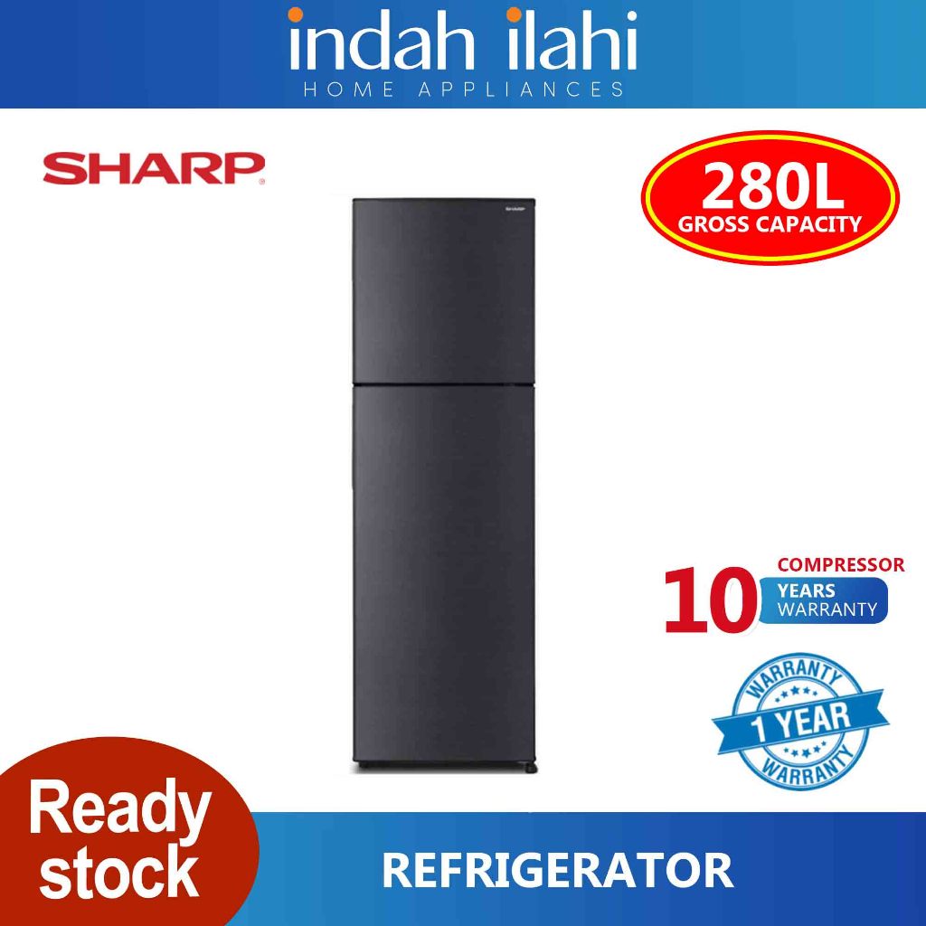 Sharp Fridge Smile Refrigerator (280L) SJ287MDS | Shopee Malaysia