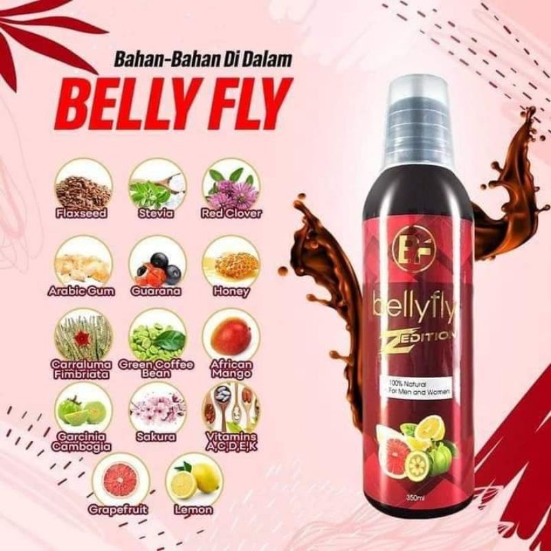 BELLYFLY [TERMURAH🔥] ORIGINAL HQ 350ML (Botol Merah) | Shopee Malaysia