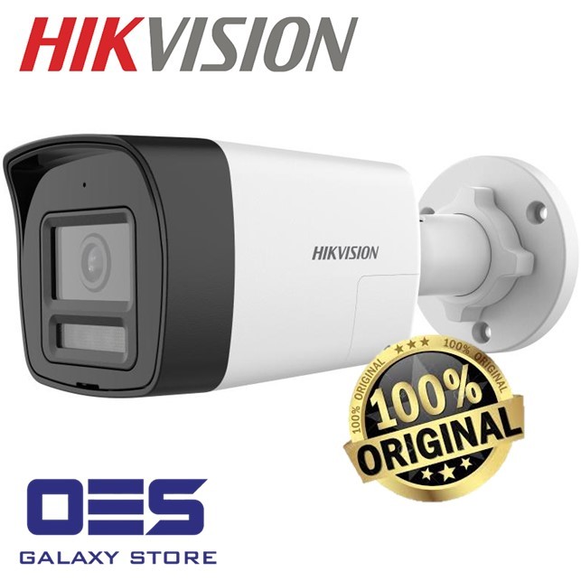 HIKVISION DS-2CE16D0T-LXTS Analog 2MP Fixed 3.6mm Lens Smart Hybrid Light 2-way Audio & Siren ...