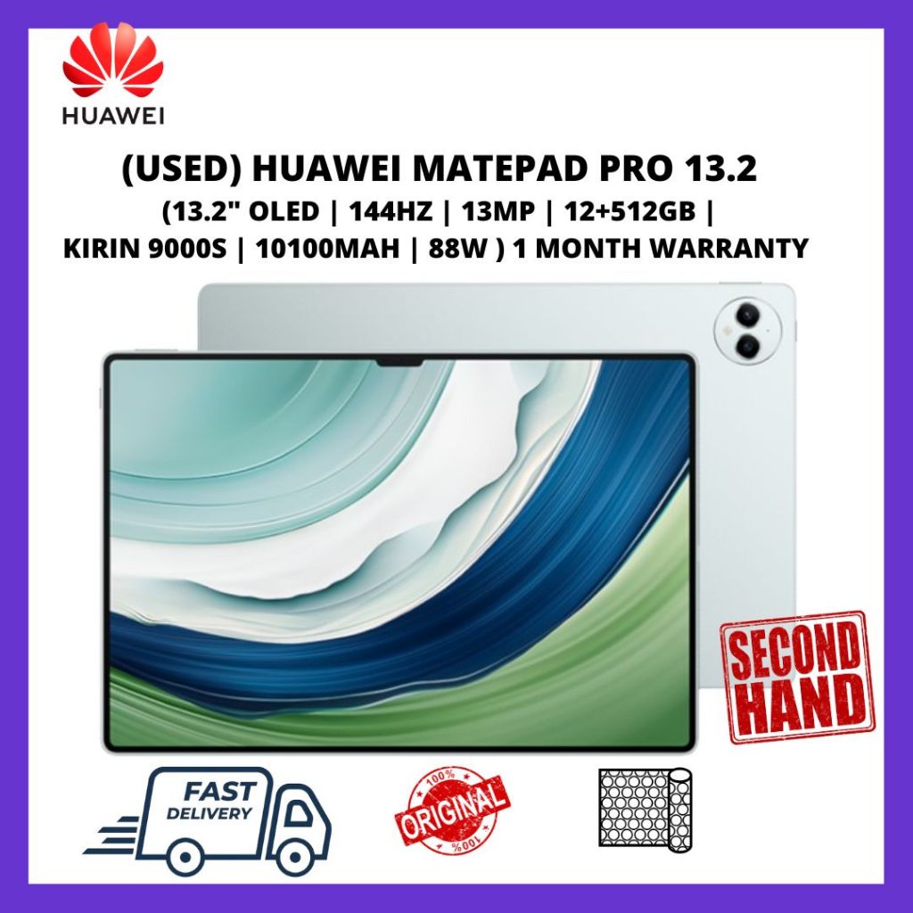 (USED) Huawei MatePad Pro 13.2 (13.2" OLED | 144hz | Kirin 9000S | 12 ...