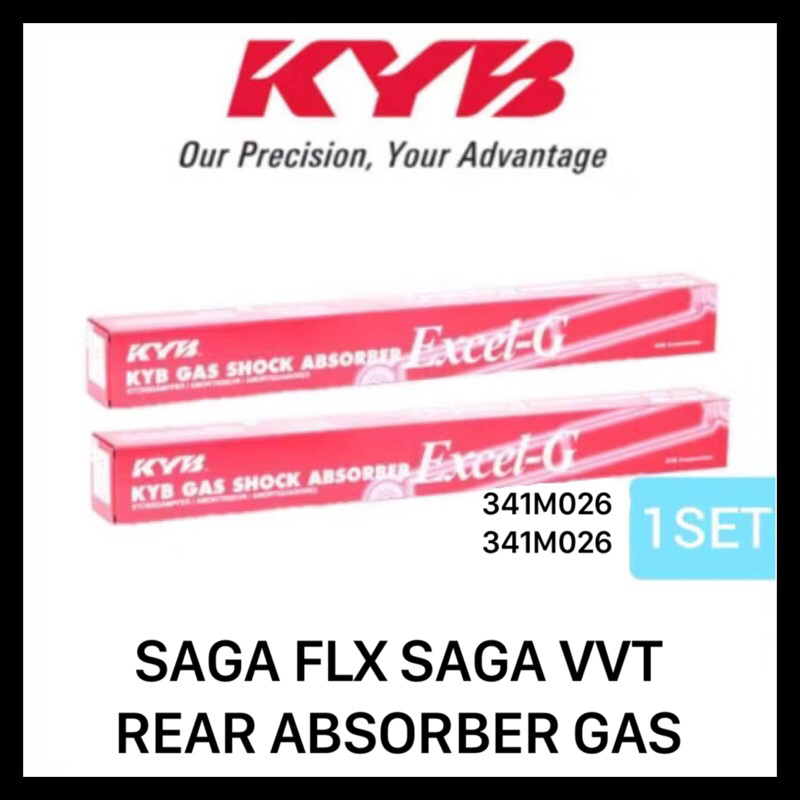 KYB 341M026 PROTON SAGA FLX SAGA VVT REAR ABSORBER GAS KYB | Shopee ...