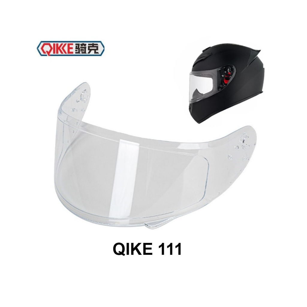 QIKE 111 -Full face helmet shield helmet visor | Shopee Malaysia