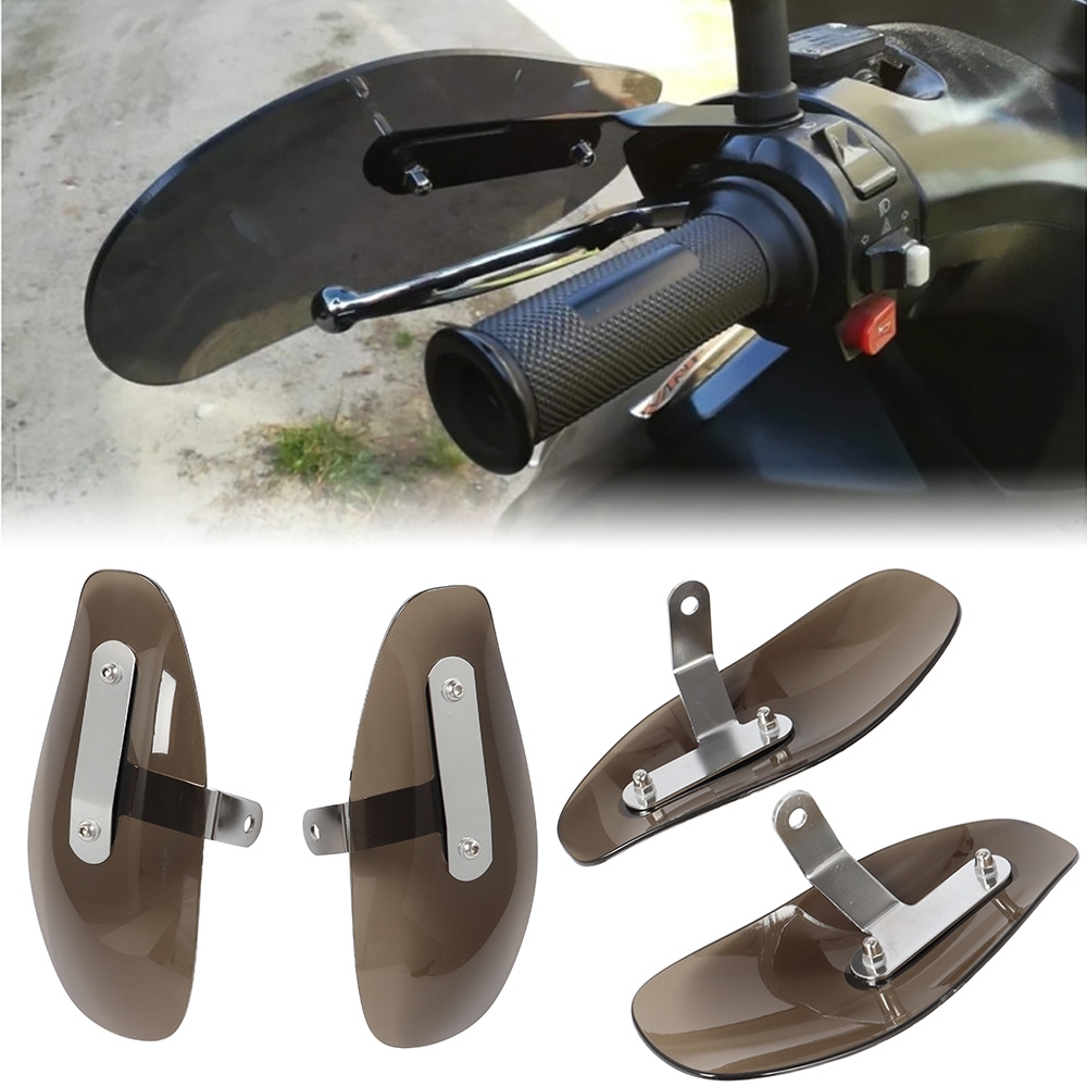 Motorcycle ABS Plastic Hand Guard Cold Wind Deflector Shield Hand ...
