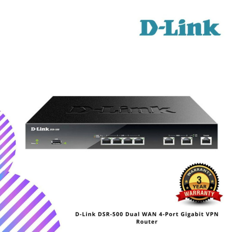 D-Link DSR-500 Dual WAN 4-Port Gigabit VPN Router | Shopee Malaysia