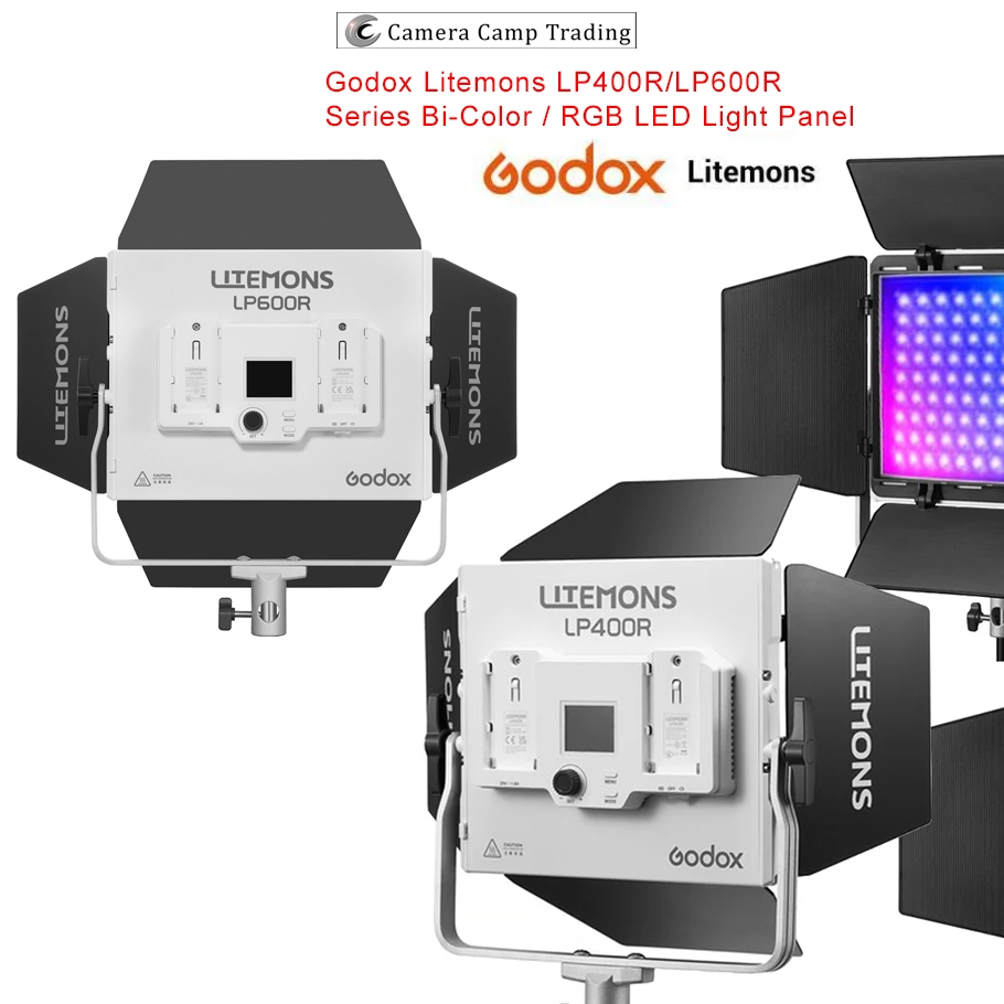 Godox Litemons LP400R & LP600R RGB LED Light Panel Series WITH CARRY ...