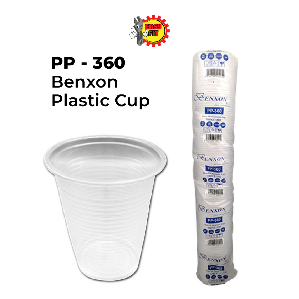 PP Cup Only 50 / 100pcs Benxon Disposable Plastic Cup | Shopee Malaysia
