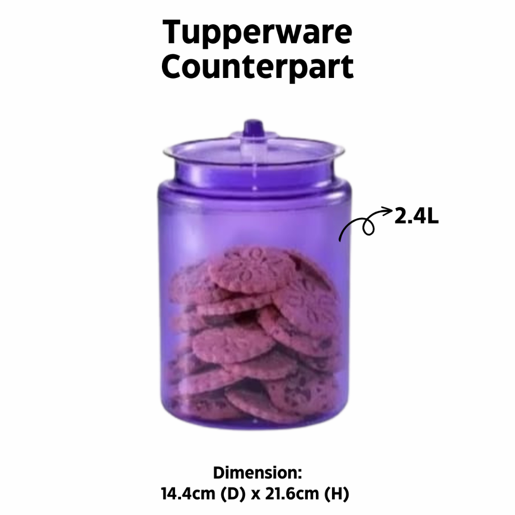 Tupperware Counterpart 2.4 Liter (1 pc) | Shopee Malaysia