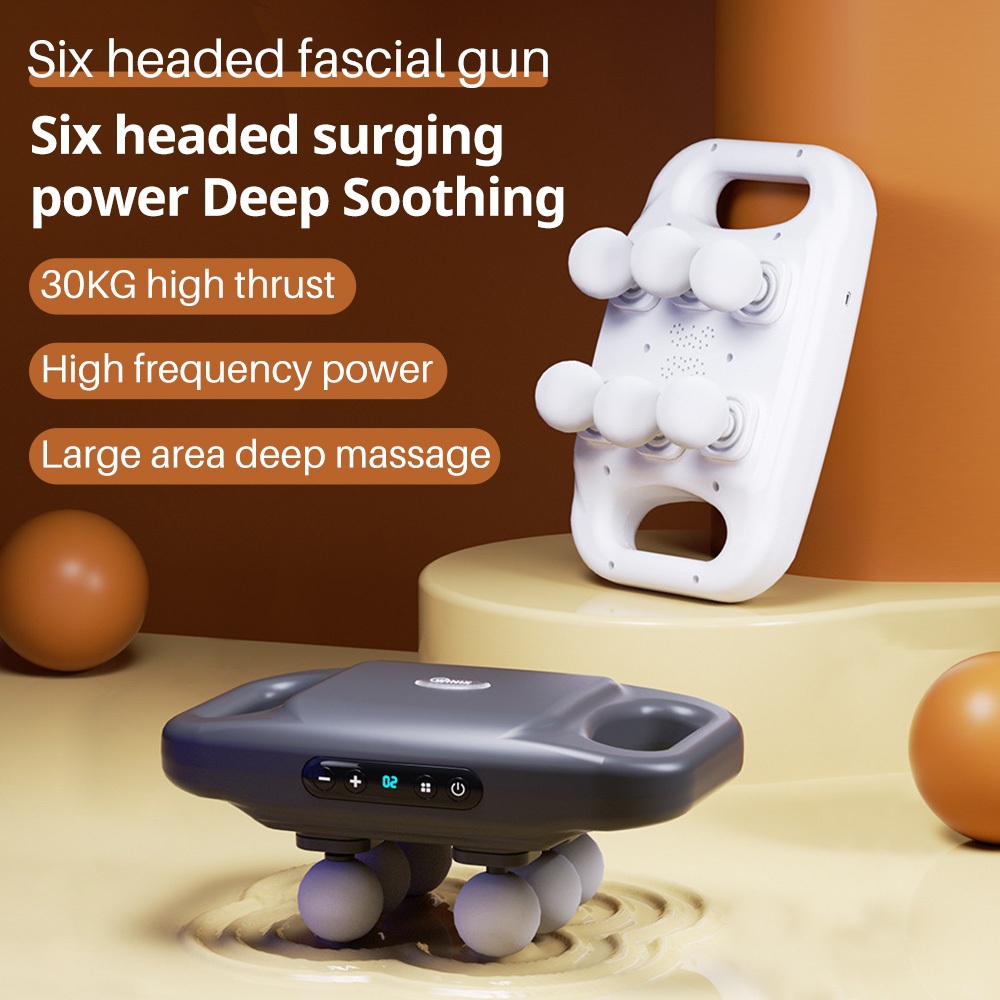 Fascia Gun Muscle Massager Gun High Frequency Back Waist Massage ...