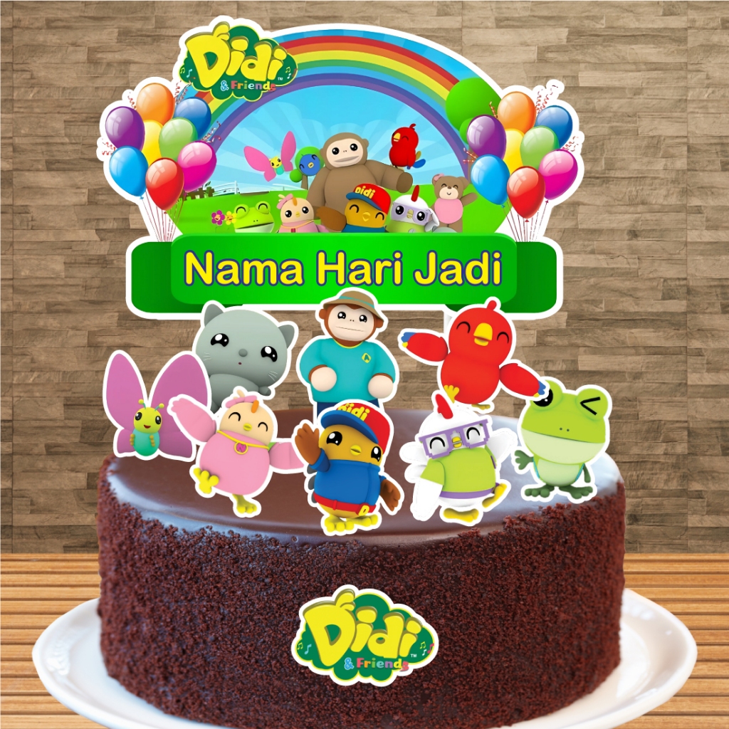 Didi and Friends Cake and Cupcake Topper Decoration Birthday Party ...