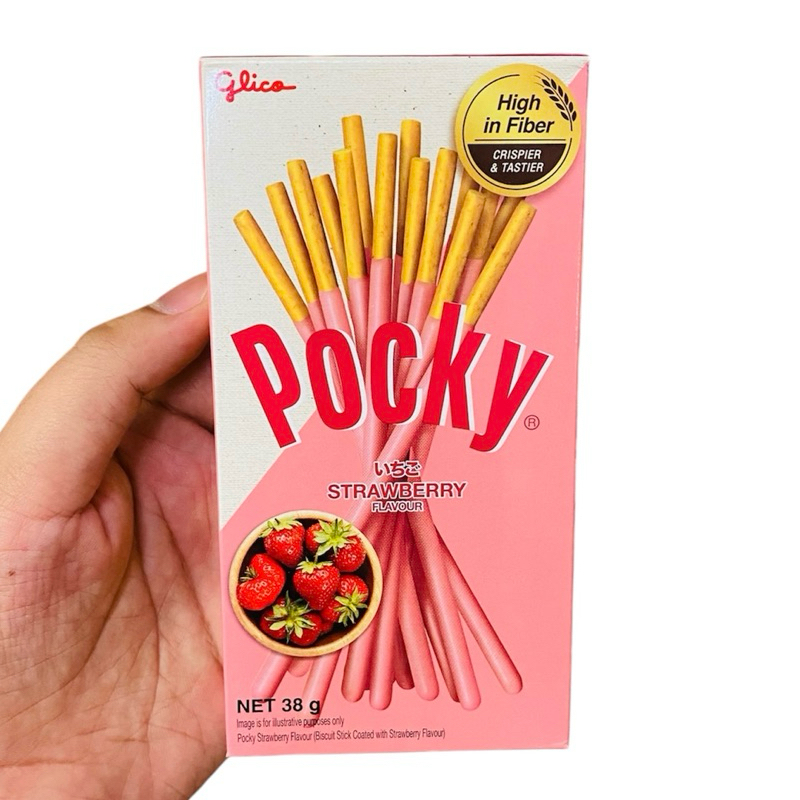 Pocky Strawberry (38g) Wafer Stick | Shopee Malaysia