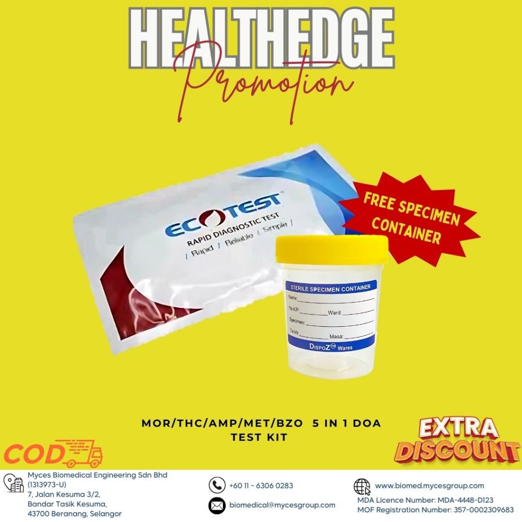 -DRUG TEST- MOR/THC/MET/AMP/BZO 5 IN 1 DOA TEST KIT (INDIVIDUAL PACK ...