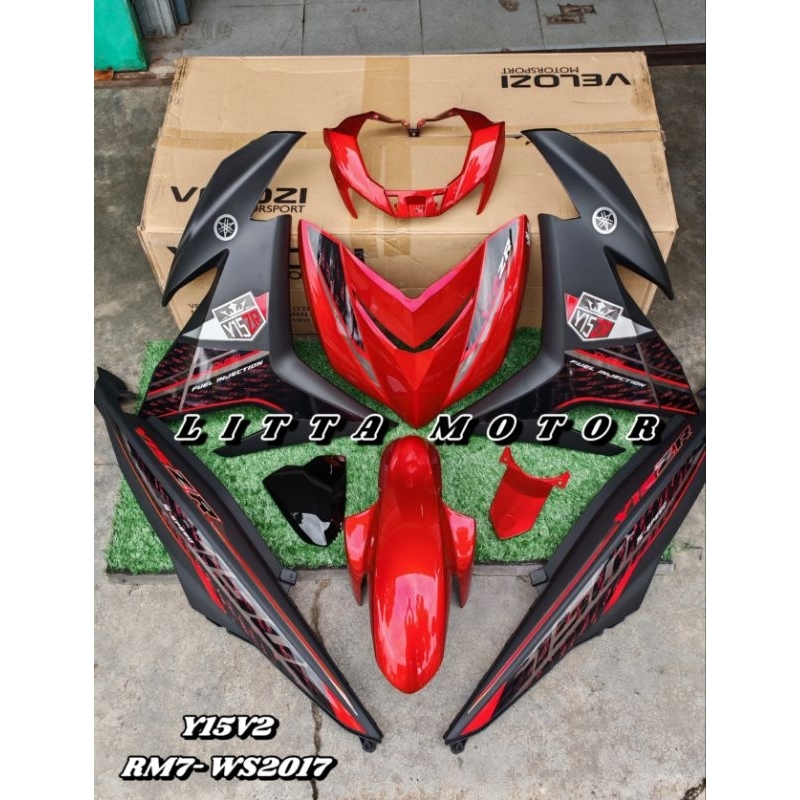 YAMAHA Y15 V2 COVER SET | Shopee Malaysia