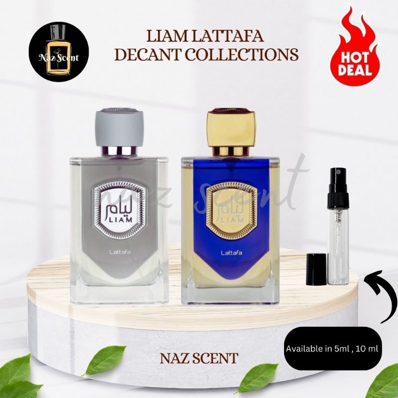 Liam Lattafa Decant Collections ( Liam Grey / Liam Blue Shine ...