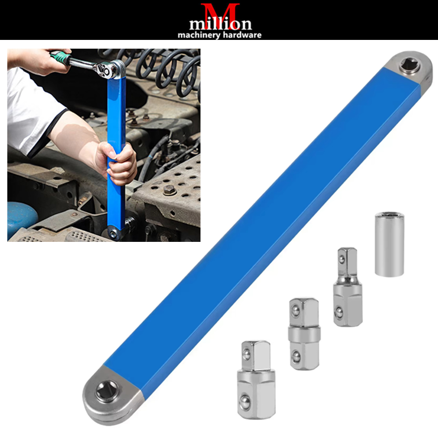 Offset Extension Ratchet Wrench Tight Extension Wrench Set With Square ...