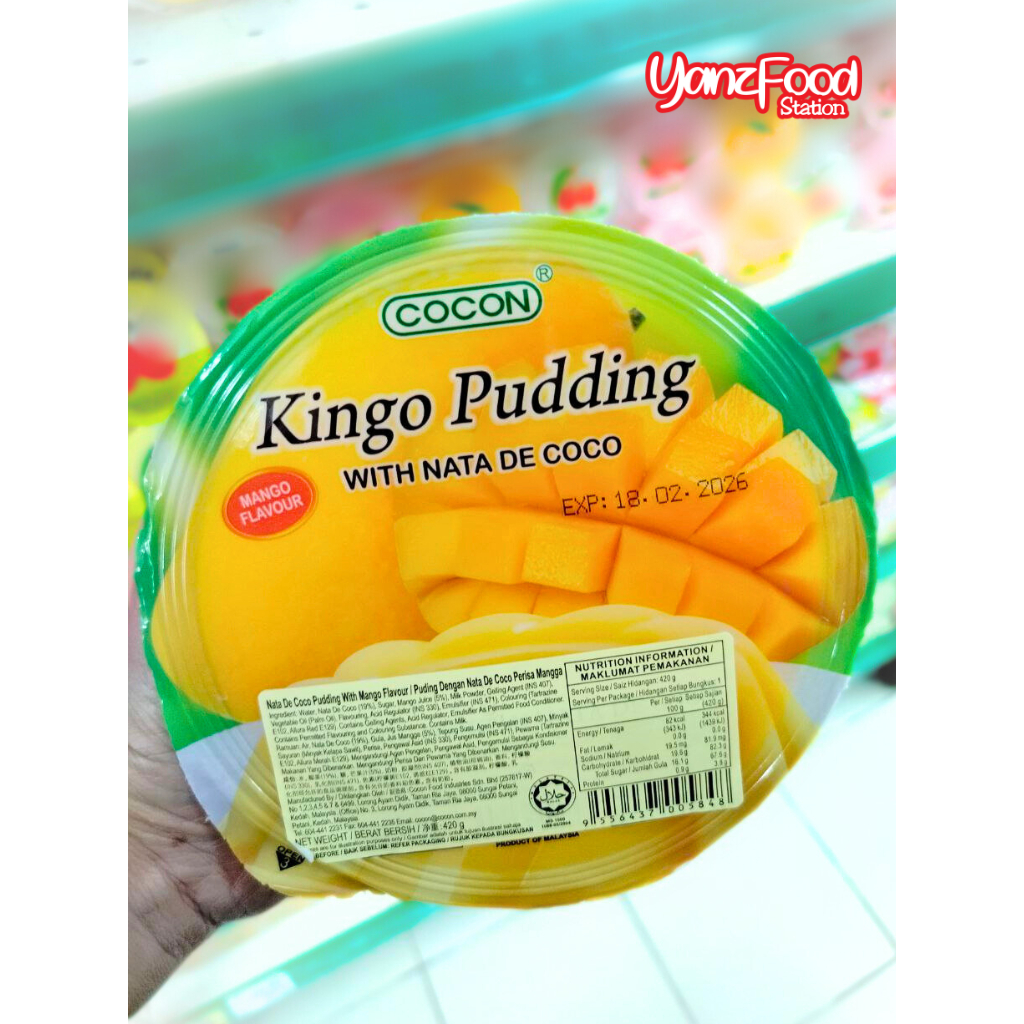 COCON Kingo Pudding With Nata De Coco Mango Flavour 420g | Shopee Malaysia