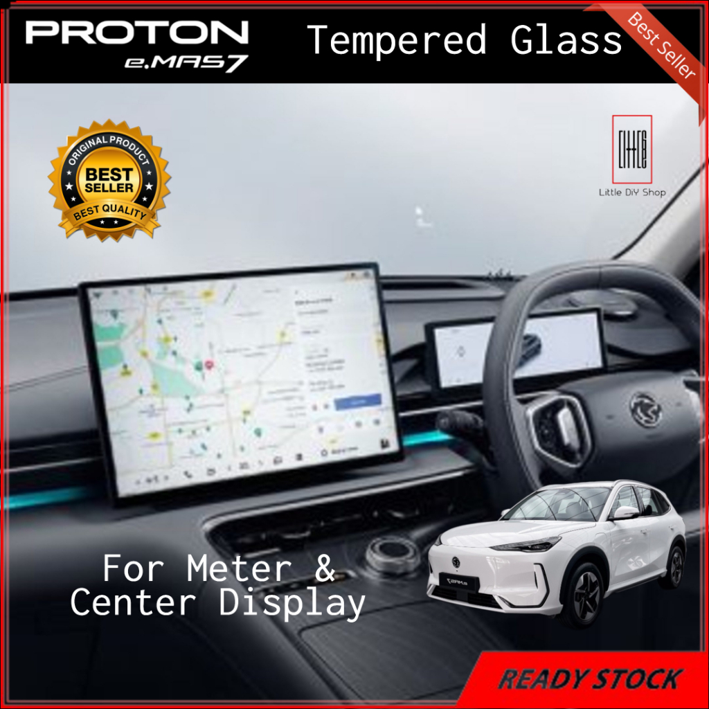 New Proton eMas 7 Tempered Glass Center Display Head Unit and Meter ...