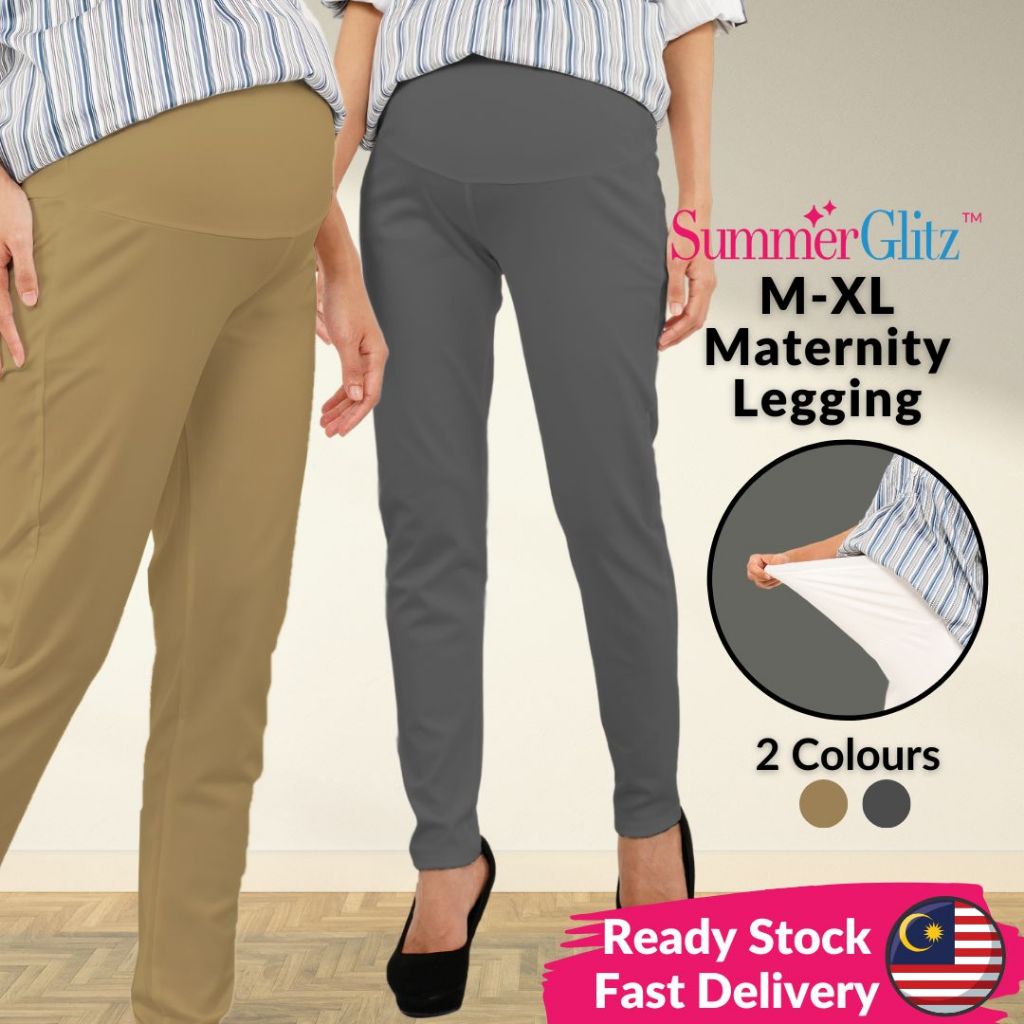 SUMMERGLITZ Maternity Pants Legging Seluar Pregnant Pregnant Pants ...