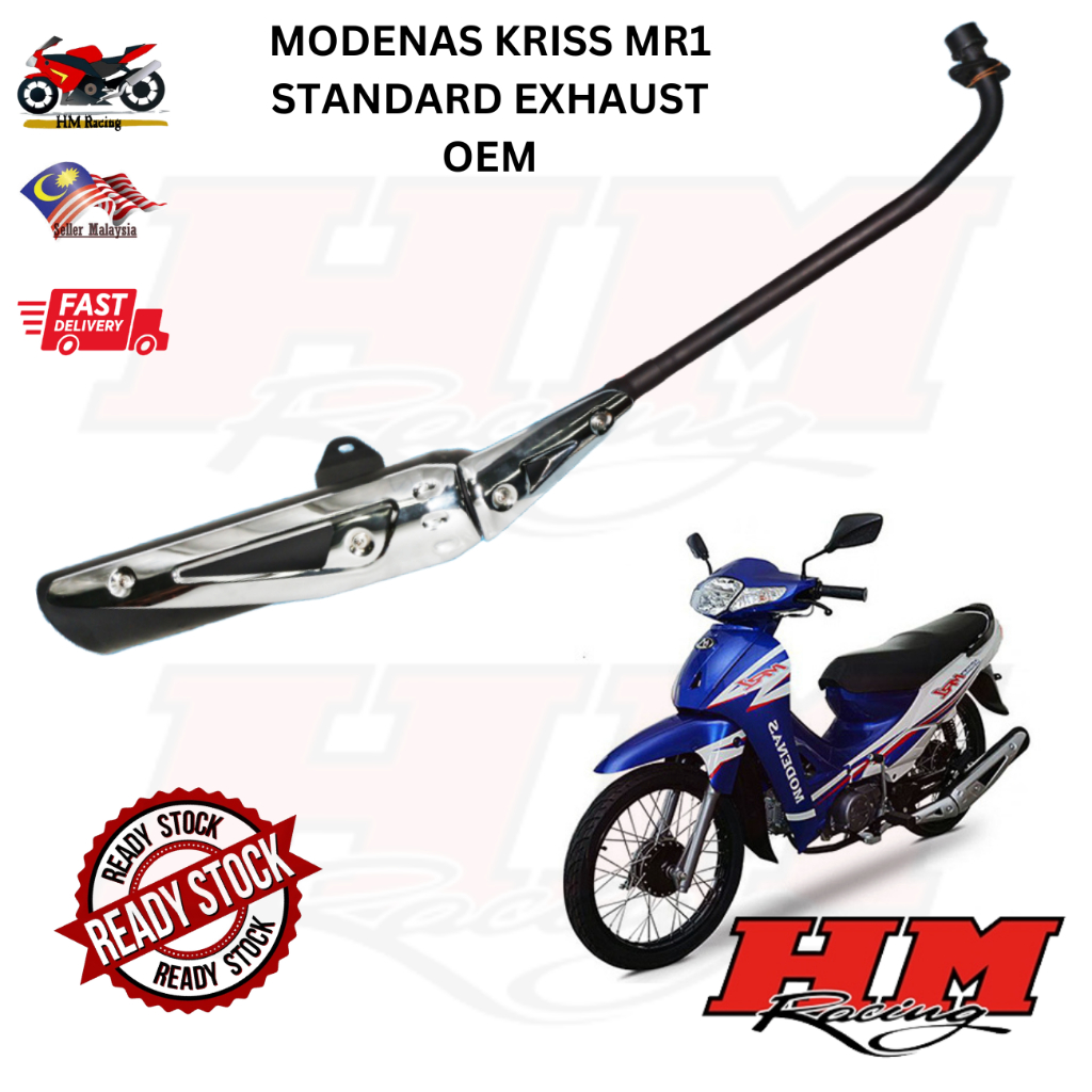 MODENAS KRISS MR1 - STD EXHAUST OEM // EKZOS STANDARD CUTTING with ...