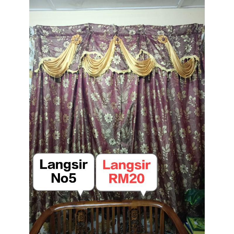 Langsir Prelove Sliding/Pintu/Tingkap/Dapur | Shopee Malaysia