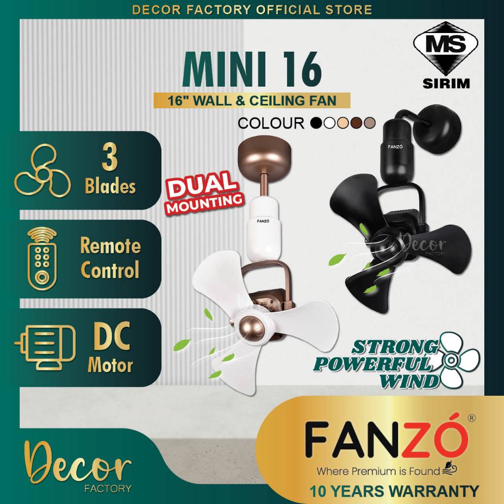 FANZO Fan FANZO MINI 16 DEKA MDC168 SPEEDO MDC3 16" Remote Control ...