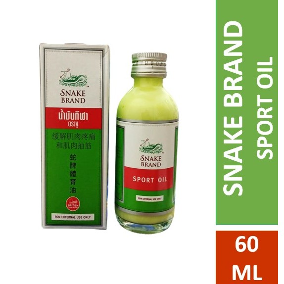 SNAKE BRAND SPORT OIL / MINYAK PANAS 60ML ( EXP 08/07/2025 ) | Shopee ...