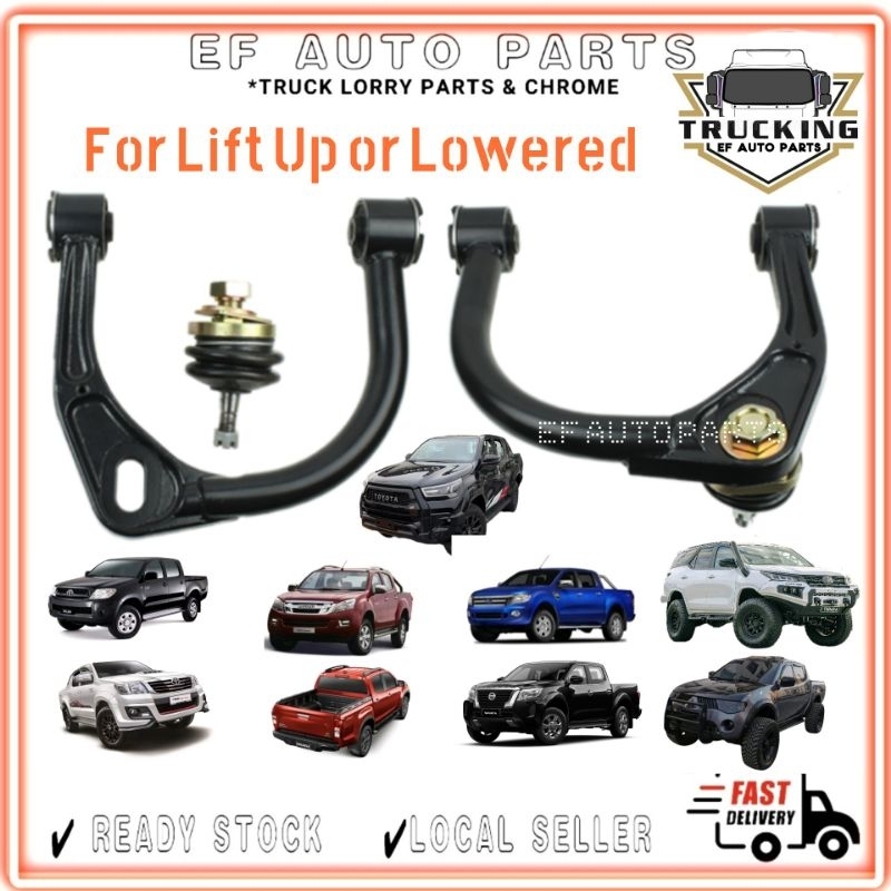 ADJUSTABLE UPPER ARM HILUX VIGO REVO ROGUE NAVARA DMAX RANGER T6 T7 T8 ...