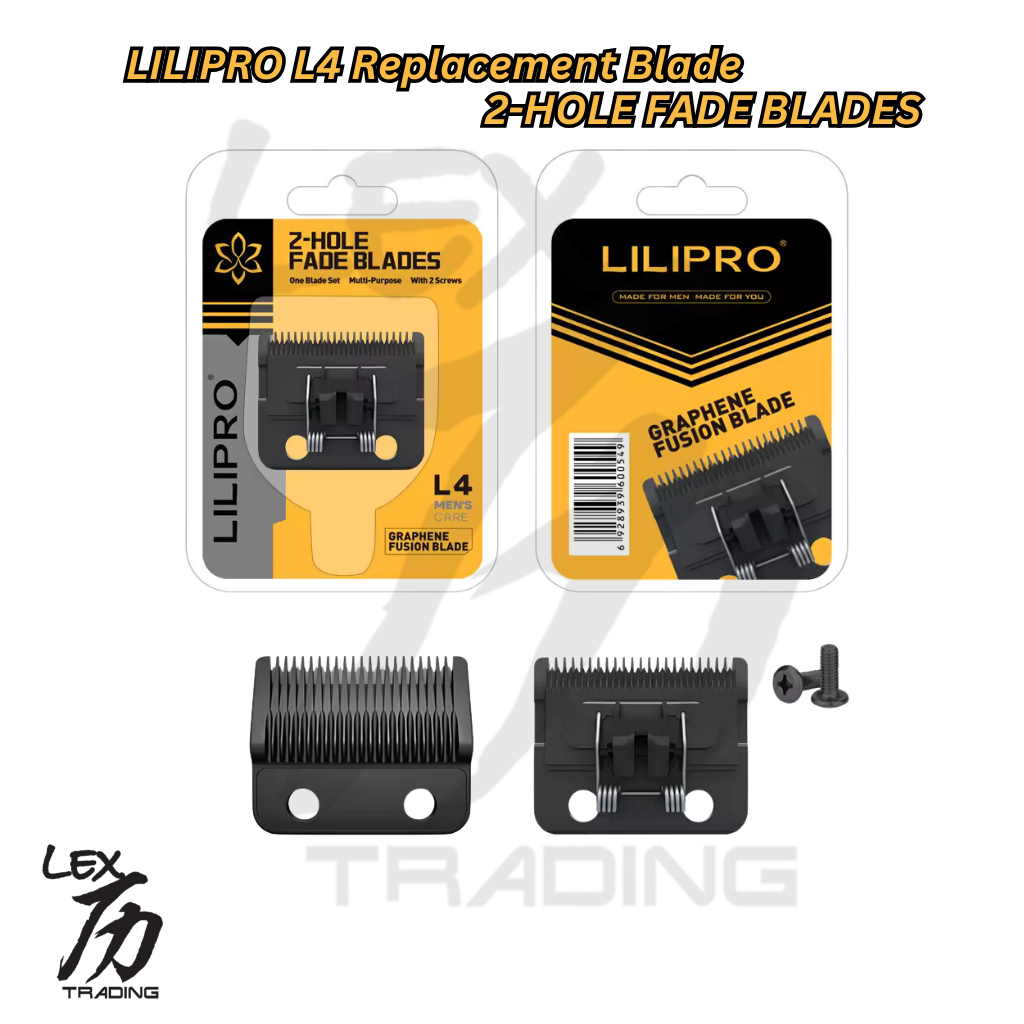 The LILIPRO L4 | 2-HOLE FADE BLADES with Graphene Fusion Blade ...