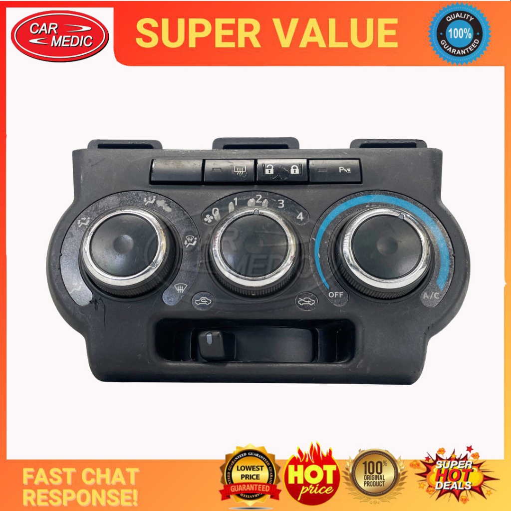 Original Perodua Bezza 1.0 AC Aircond Switch / Panel (Used) | Shopee ...