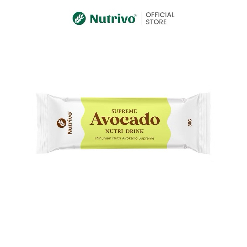 Nutrivo Supreme Avocado Nutri Drink Travel Sachet 30g | Halal Healthy ...