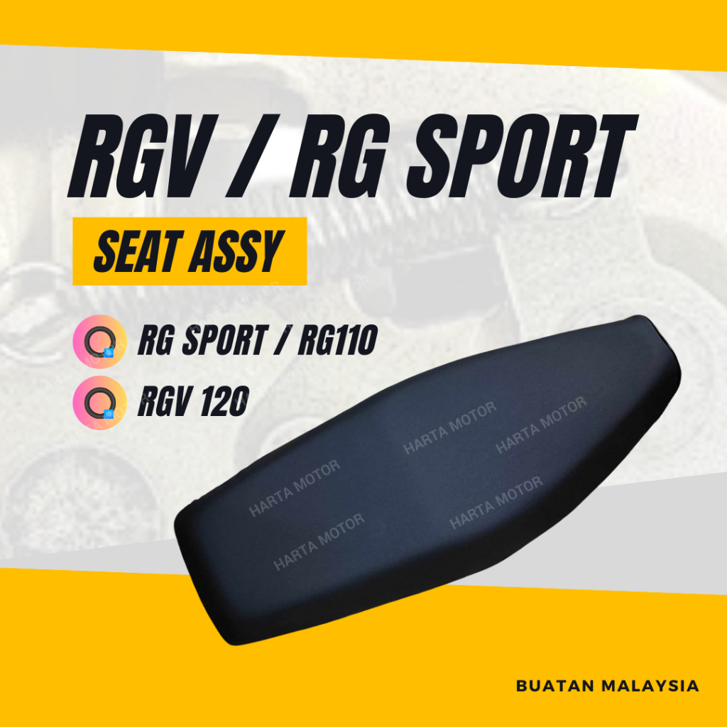 SUZUKI RGV 120 RG SPORT SEAT ASSY CUSHION TEMPAT DUDUK KUSYEN - RGS ...